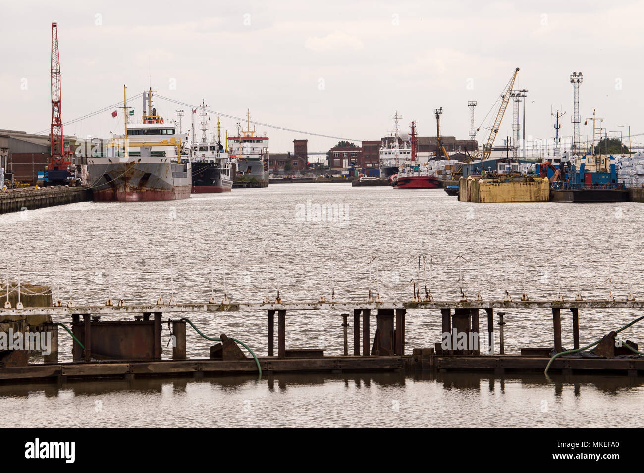 Shipping port freight uk humber hi-res stock photography and images - Alamy