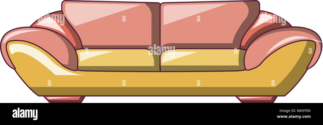 Fashion sofa icon, cartoon style Stock Vector Image & Art - Alamy