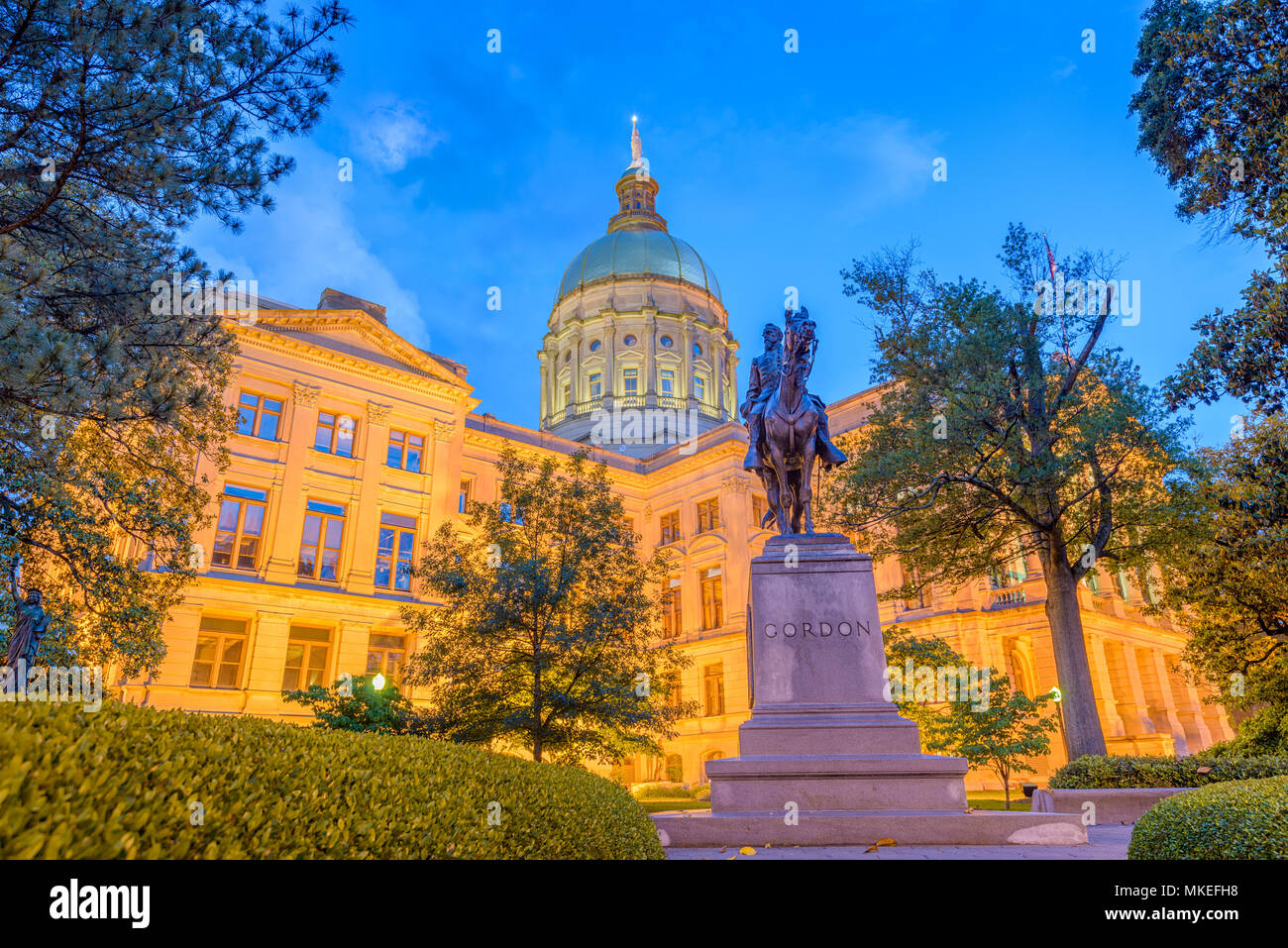 Georgia State Capitol Building in Atlanta, Georgia, USA Stock Photo - Alamy