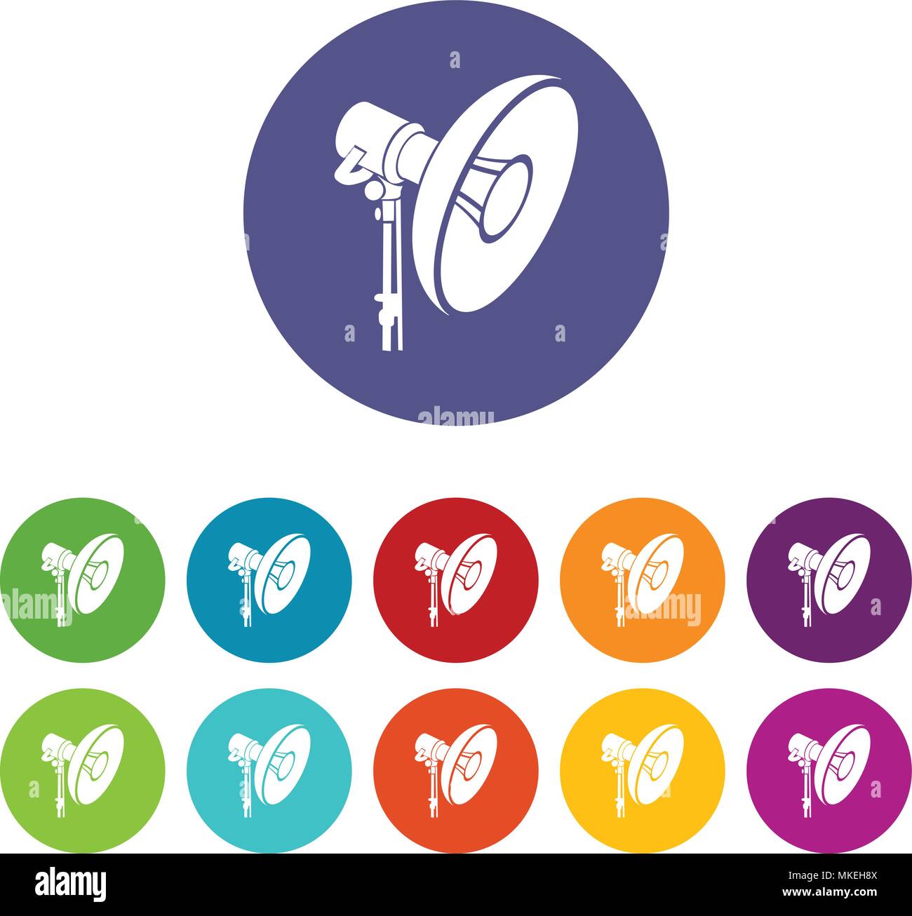 Camera flash unit Stock Vector Images - Alamy