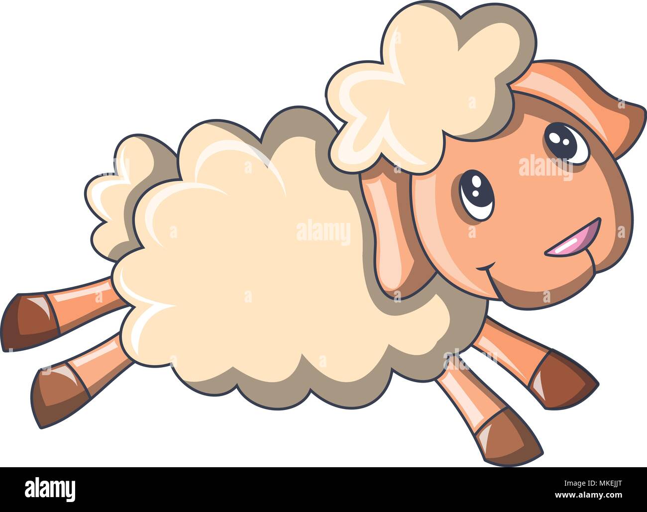 Chewing Sheep Stock Vector Images - Alamy