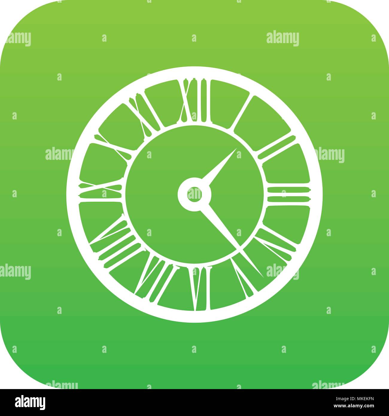 Watch icon digital green Stock Vector Image & Art - Alamy