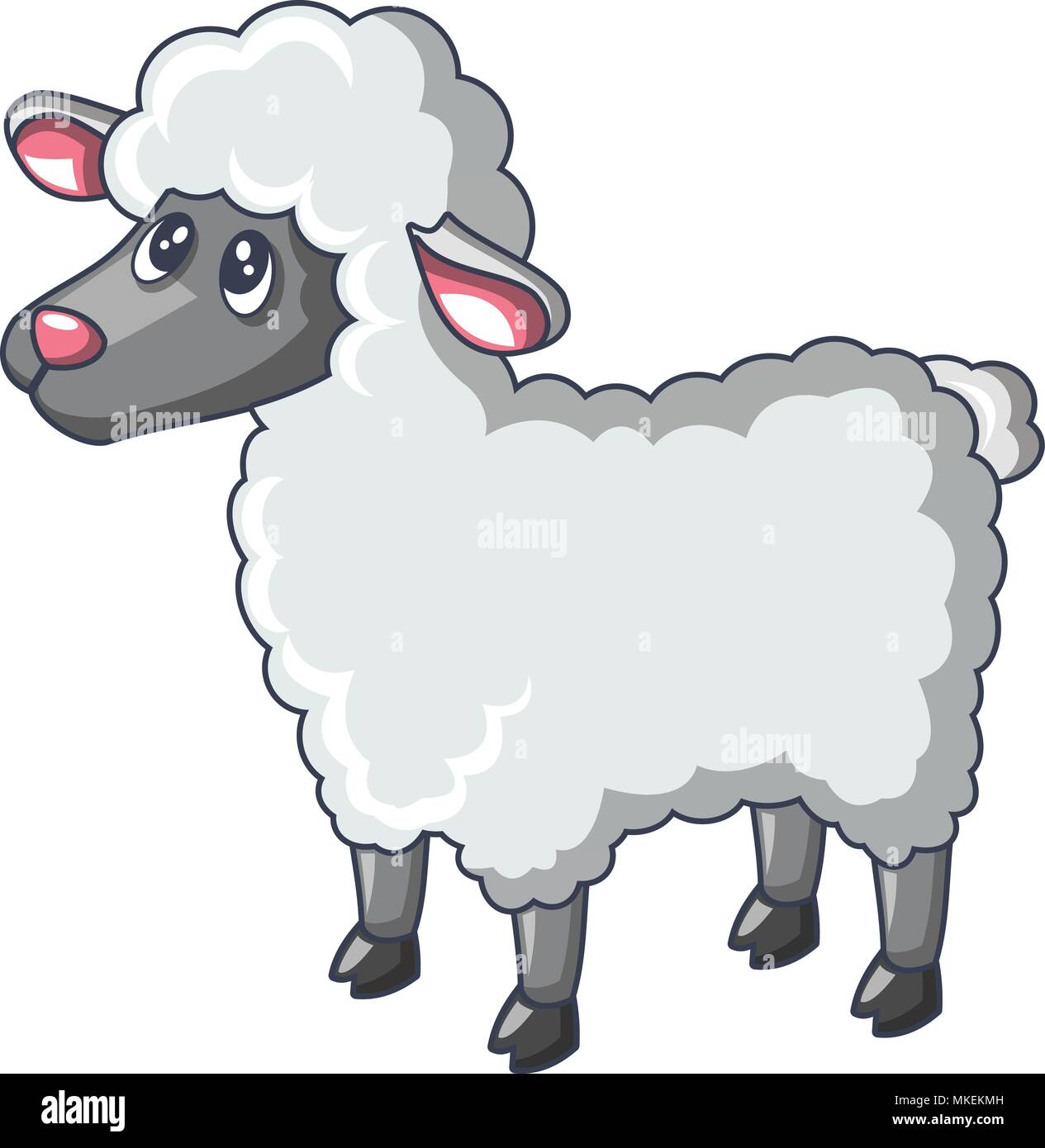 Young sheep icon, cartoon style Stock Vector Image & Art - Alamy
