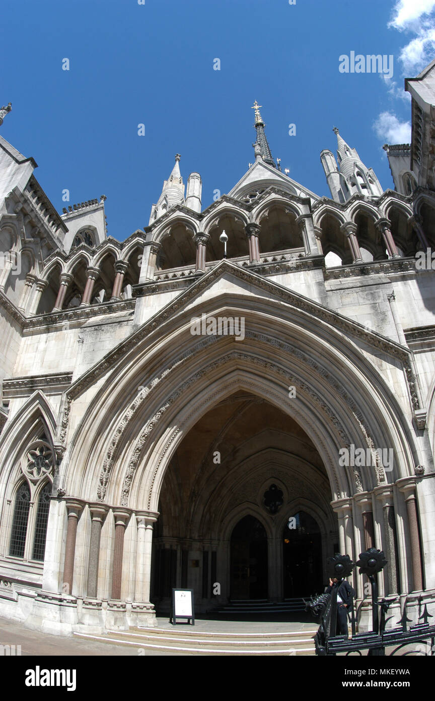 The Royal Courts of Justice Strand, City of Westminster, London Stock ...