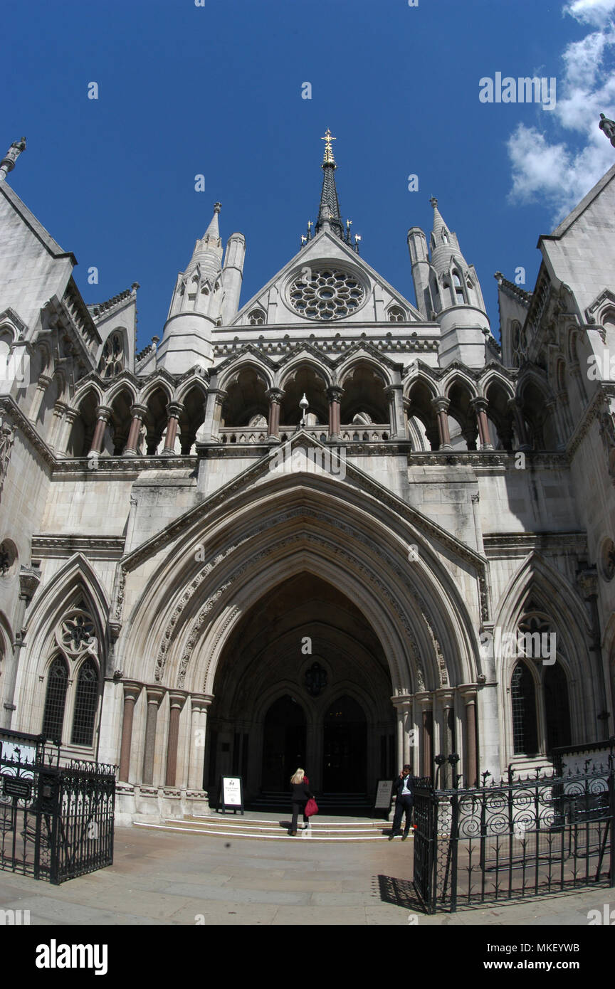 The Royal Courts of Justice Strand, City of Westminster, London Stock ...