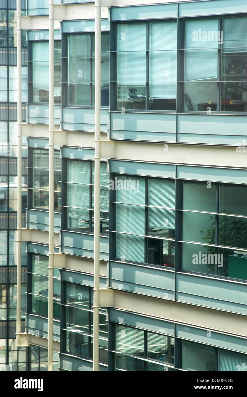 modern glass fronted london contempory office block in the city Stock ...