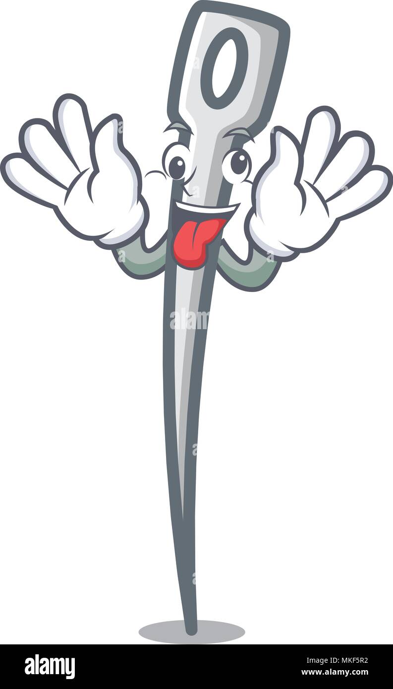 Crazy needle mascot cartoon style Stock Vector Image & Art - Alamy