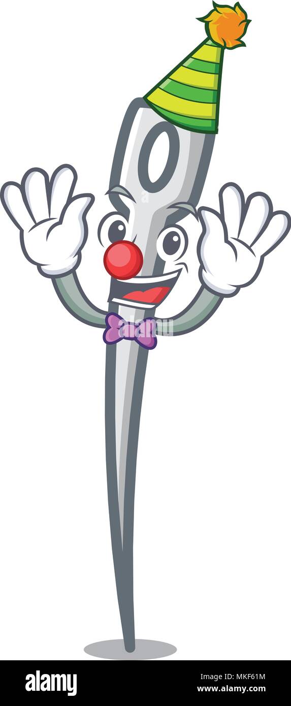 Clown needle mascot cartoon style Stock Vector Image & Art - Alamy