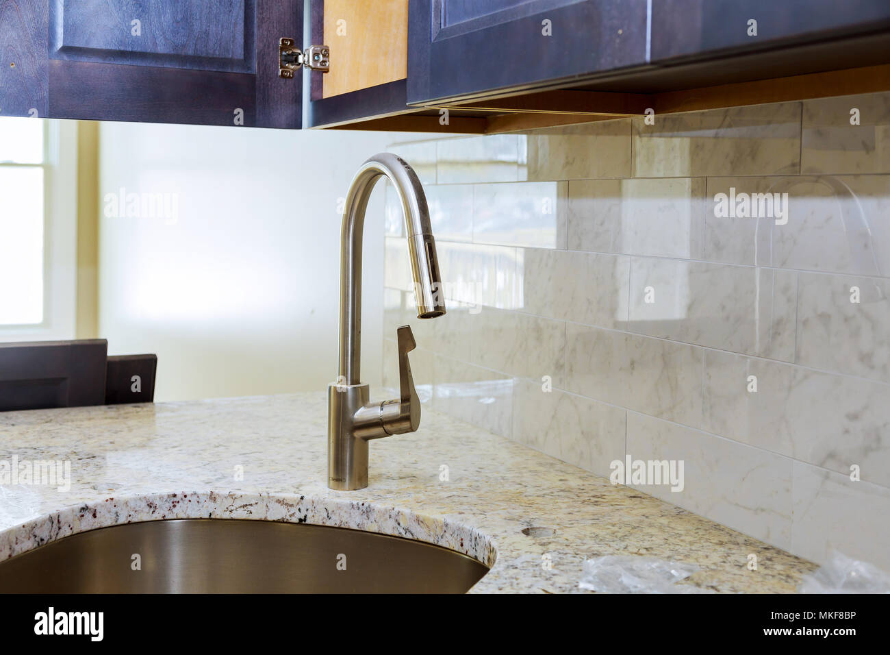 Kitchen sink close up and window hi-res stock photography and images ...