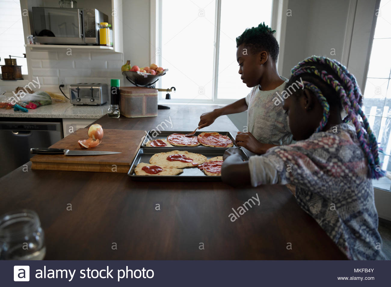 African american brother sister in hi-res stock photography and images ...