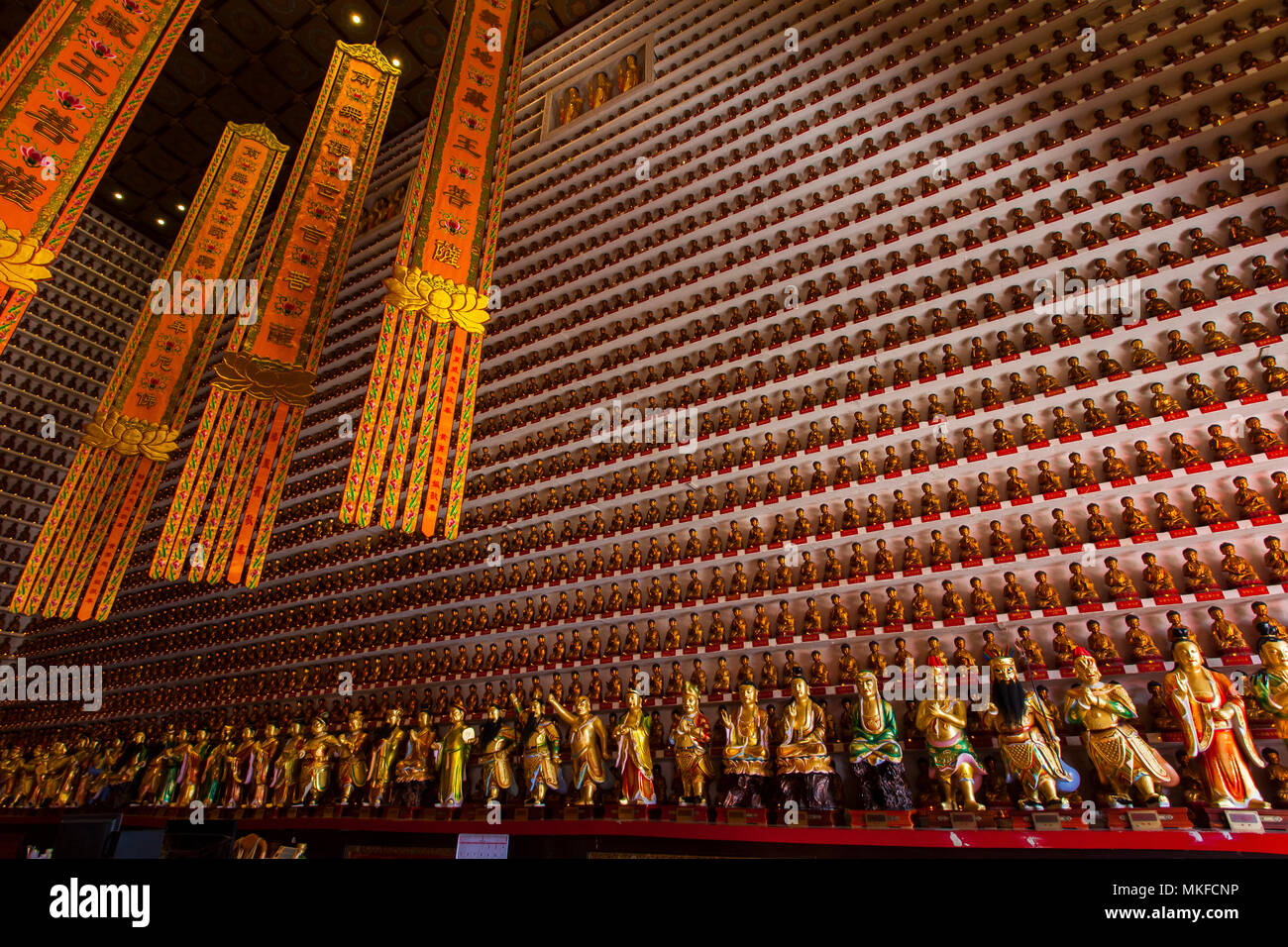 Temple at 10000 Buddhas, Hong Kong, China Stock Photo - Alamy