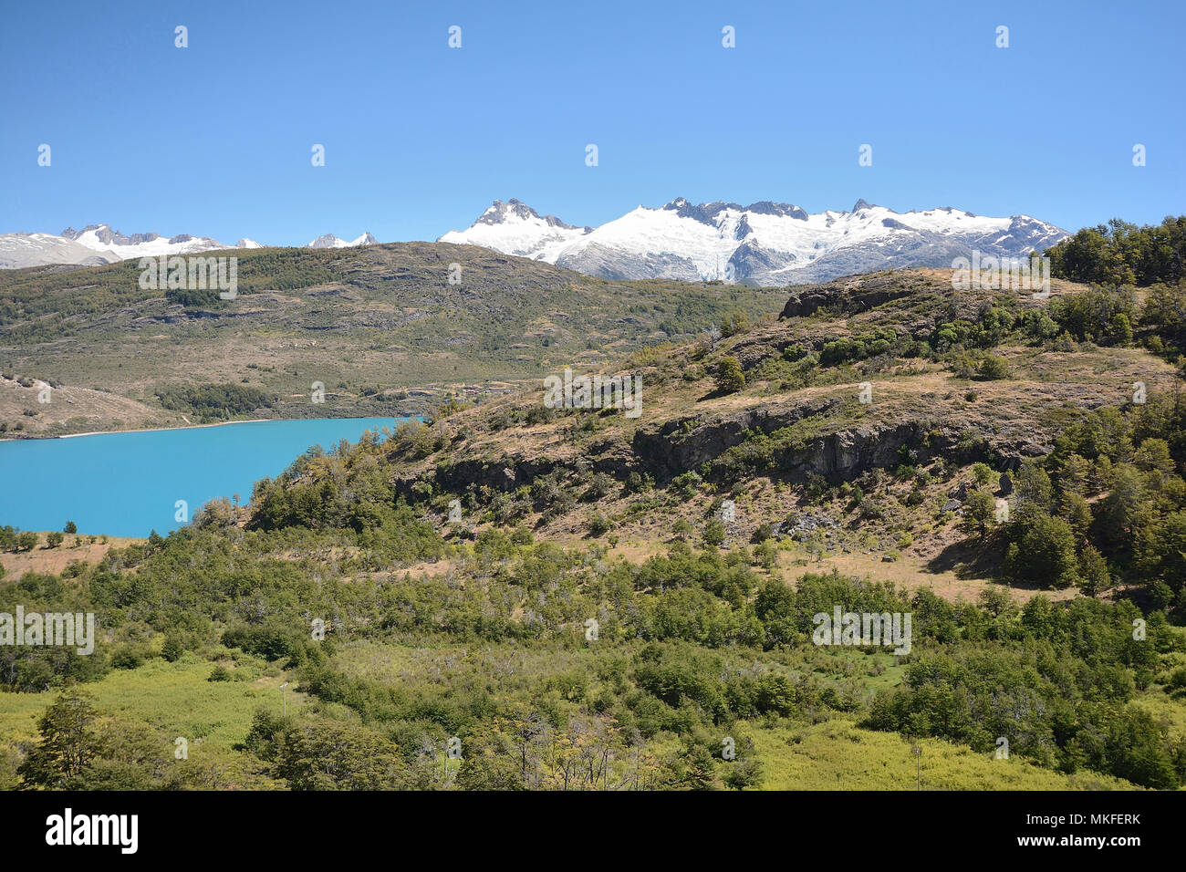 Lago General Carrera and views of Patagonia's Northern Icefield (Laguna ...