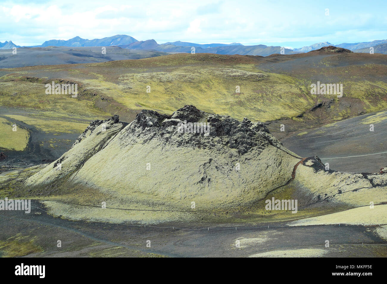 Laki's craters, Iceland Stock Photo - Alamy