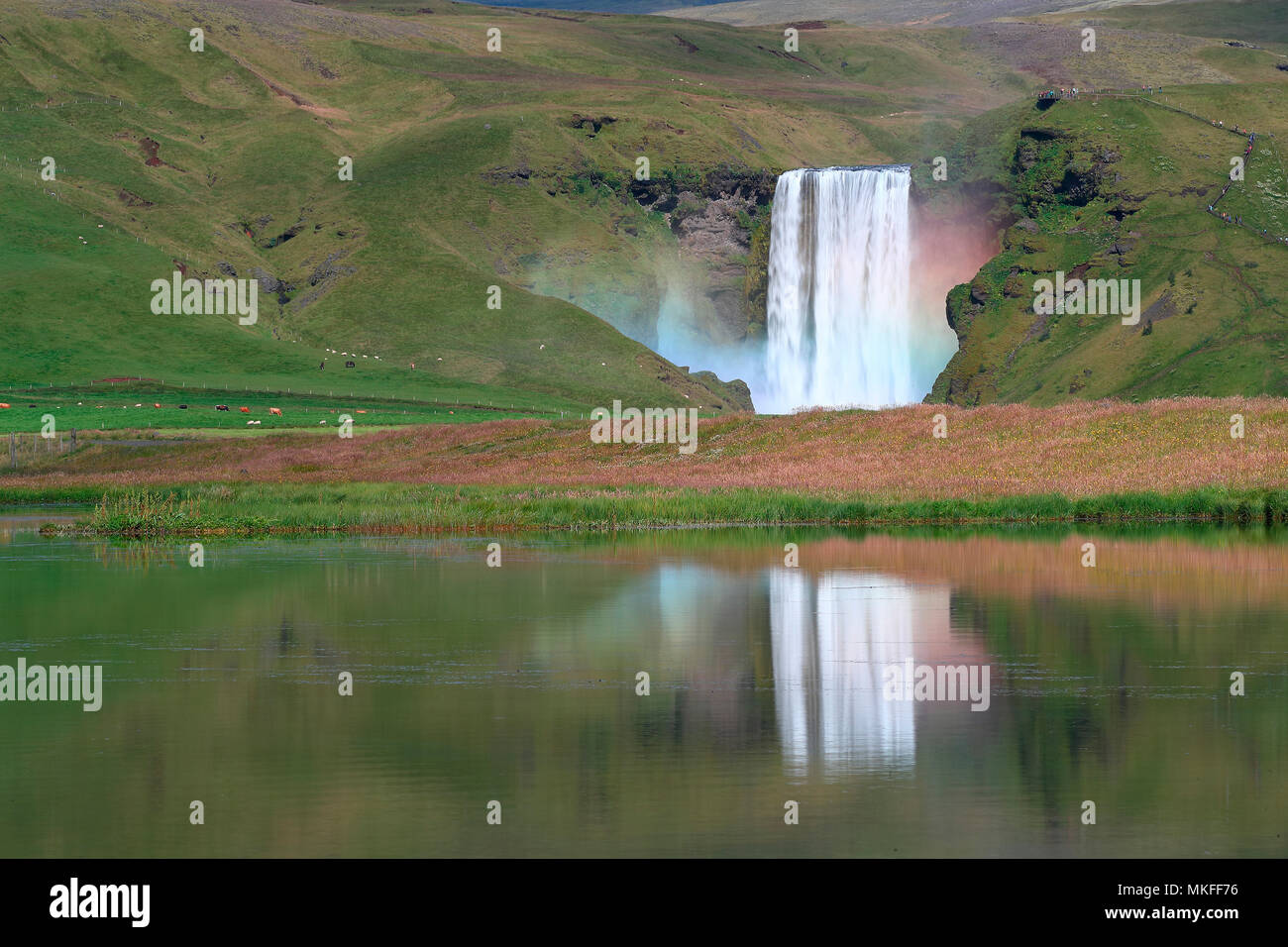Mirror reflection waterfalls hi-res stock photography and images - Alamy
