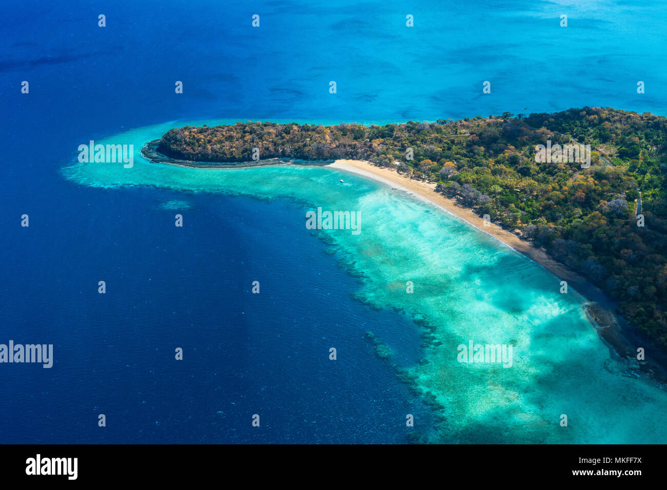N'gouja Beach, Mayotte Stock Photo - Alamy