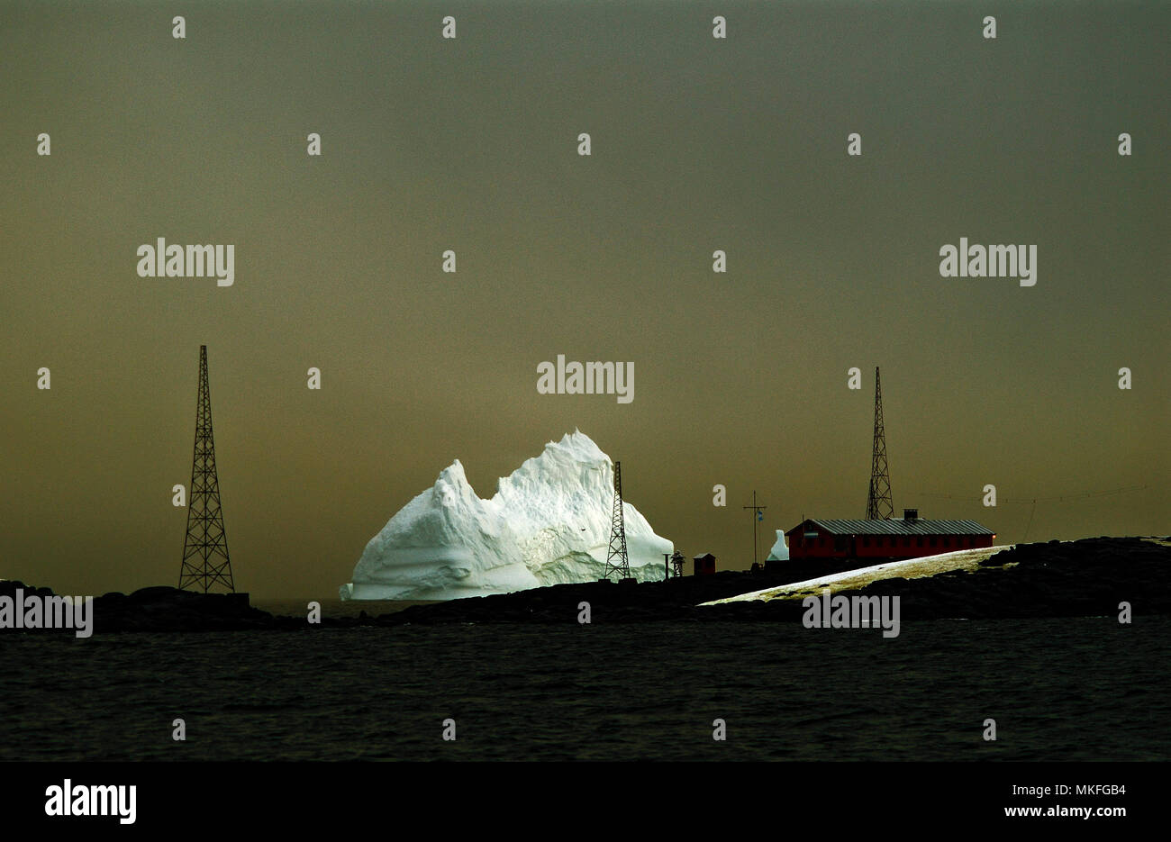 Scientific research base argentina antarctica hi-res stock photography ...