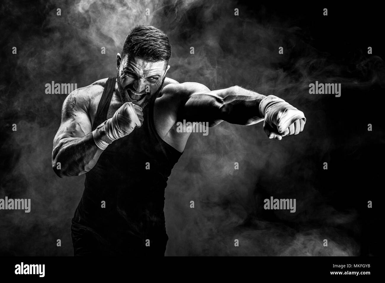 Thai male model Black and White Stock Photos & Images - Alamy