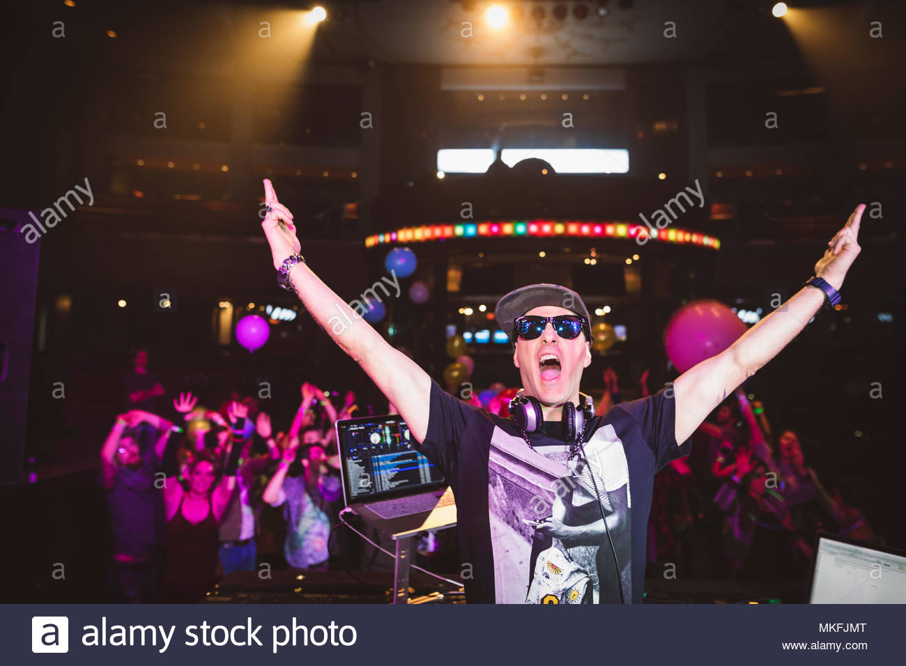 Exuberant person crowd hi-res stock photography and images - Alamy