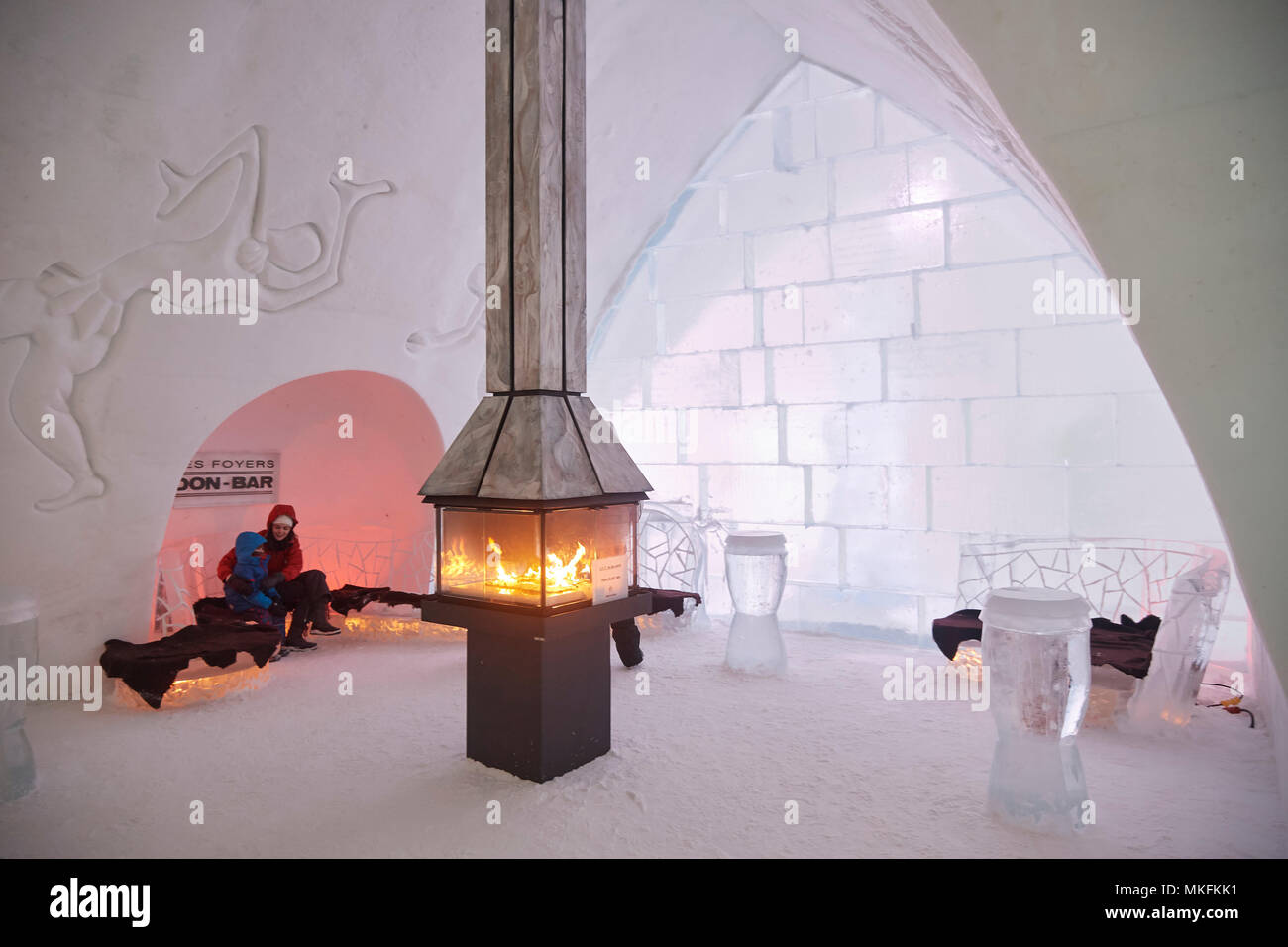 The ice hotel quebec hi-res stock photography and images - Alamy