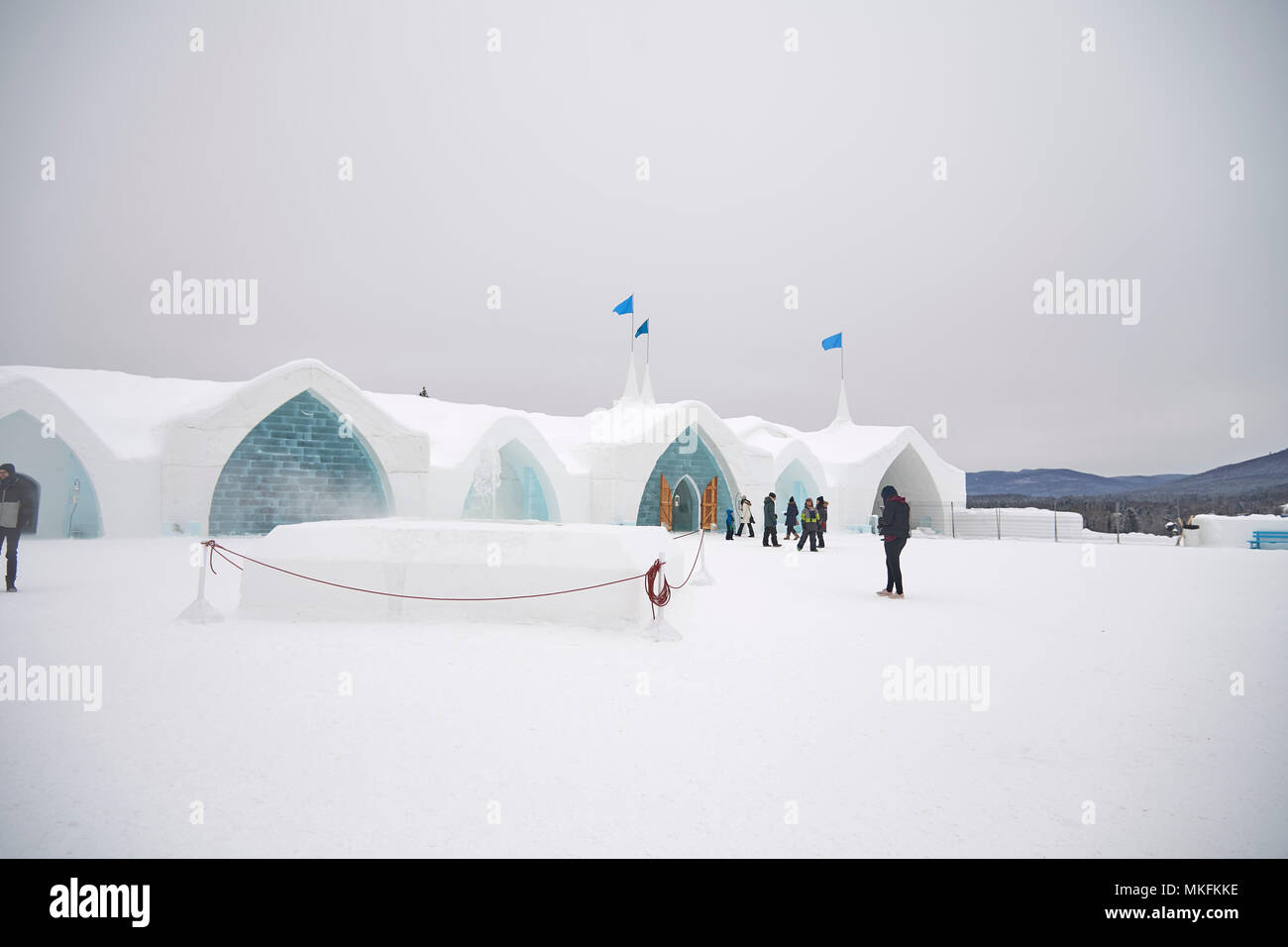 Ice palace quebec hi-res stock photography and images - Alamy