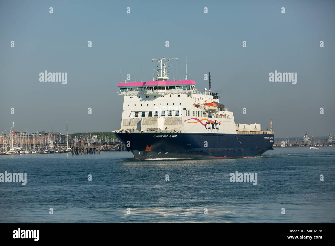 Cross channel vehicle ferry Commodore clipper of the condor company ...