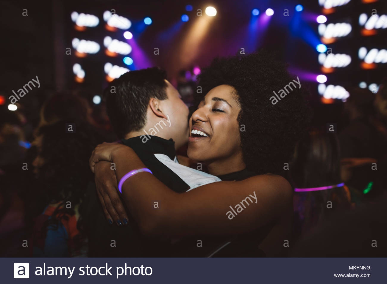 Couple Dancing On Nightclub High Resolution Stock Photography and ...