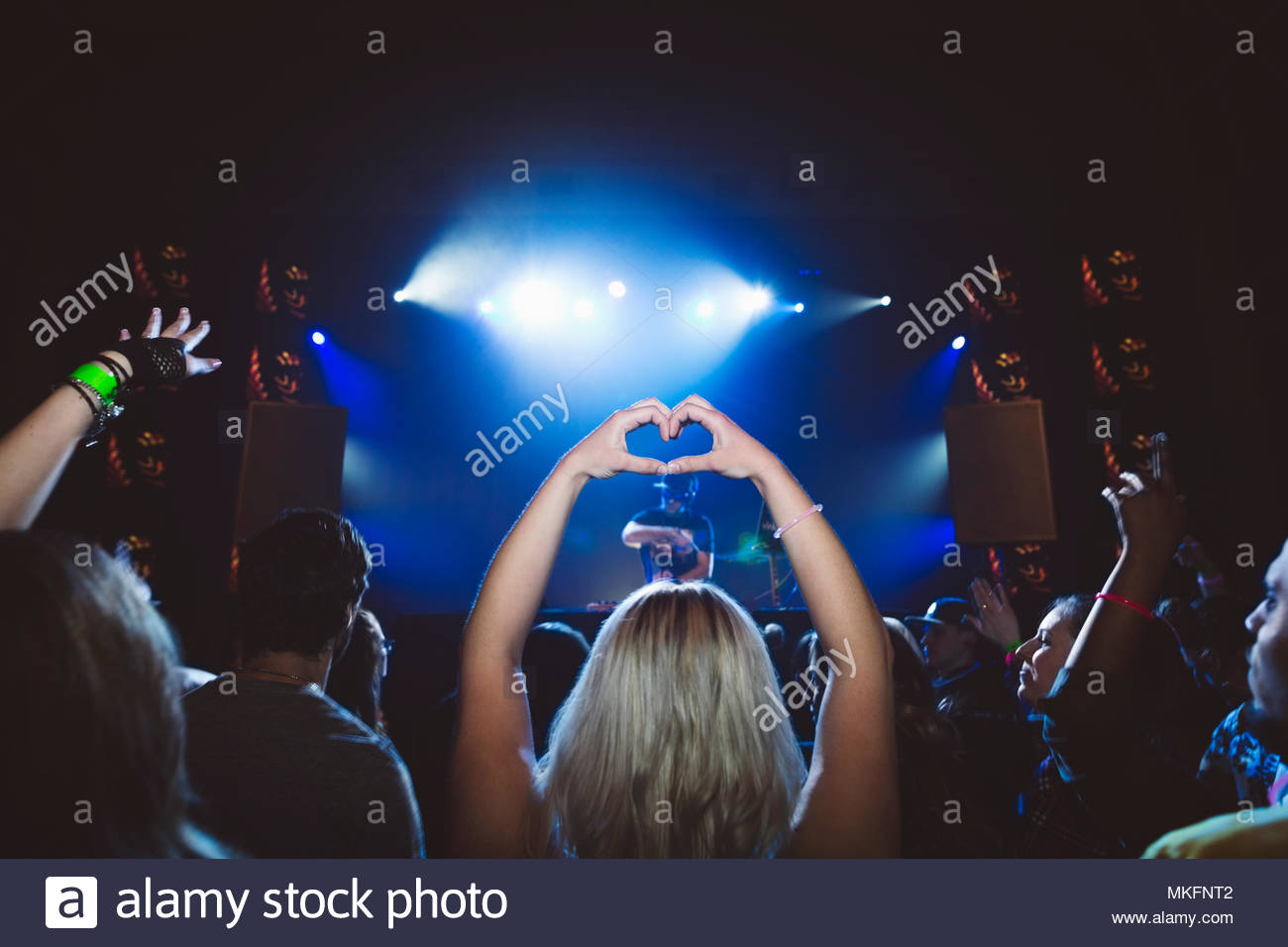 Concert audience heart of the hall hi-res stock photography and images ...