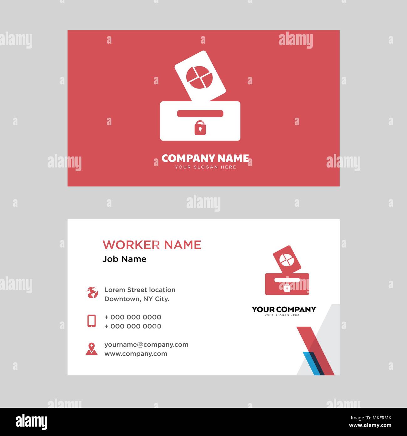 Elections business card design template, Visiting for your company ...