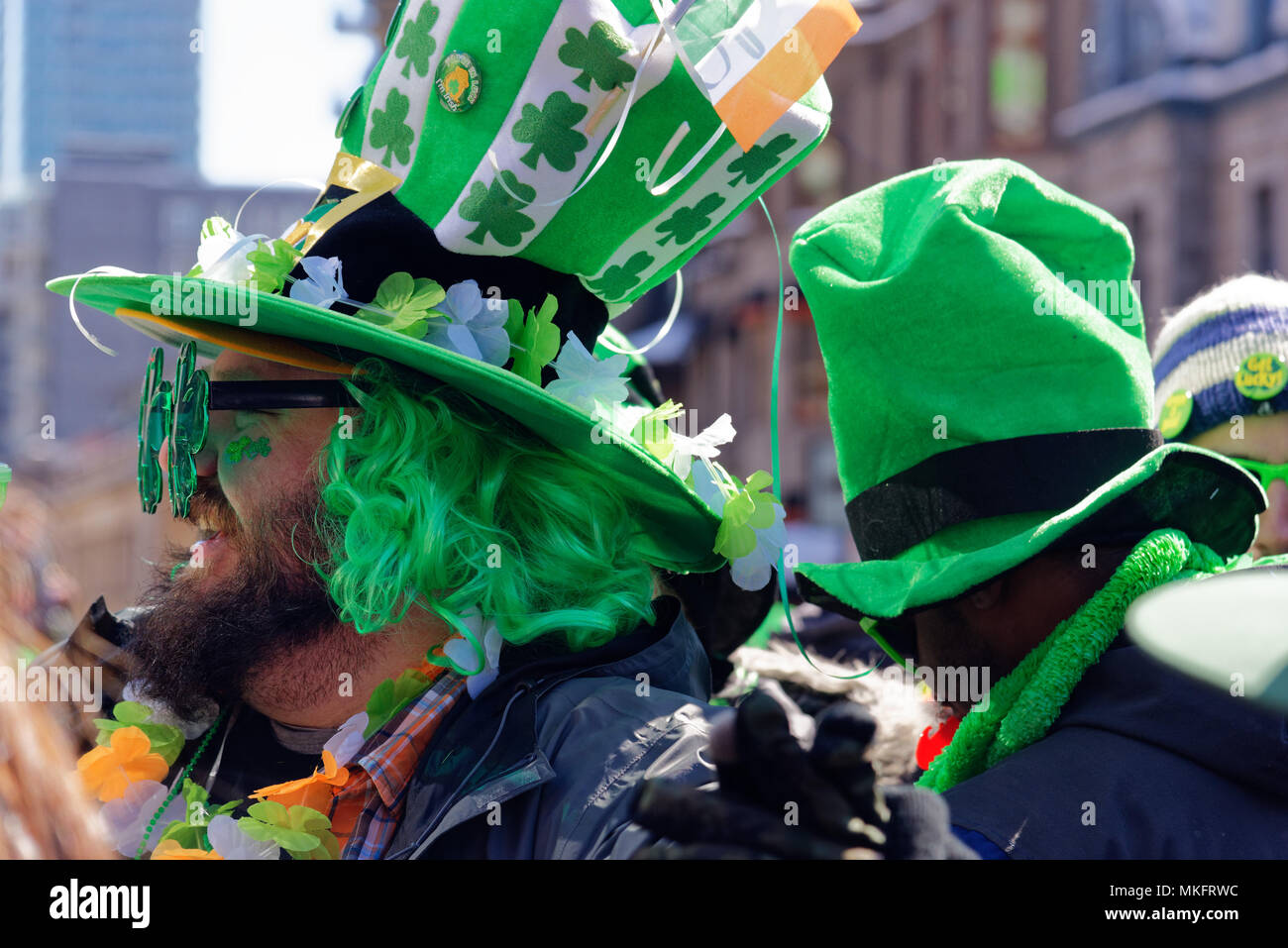 Wearing shamrock hi-res stock photography and images - Alamy