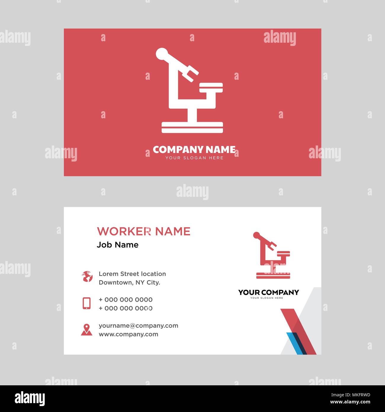 Robotics business card design template, Visiting for your company ...