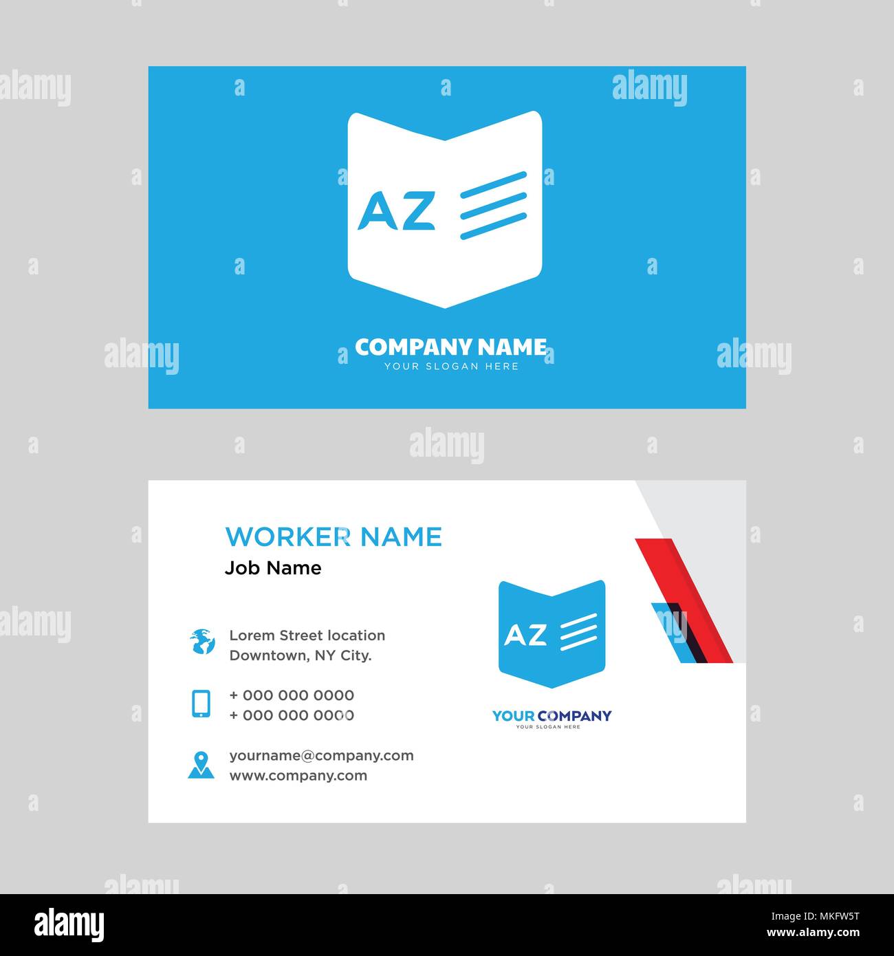 Dictionary business card design template, Visiting for your company ...