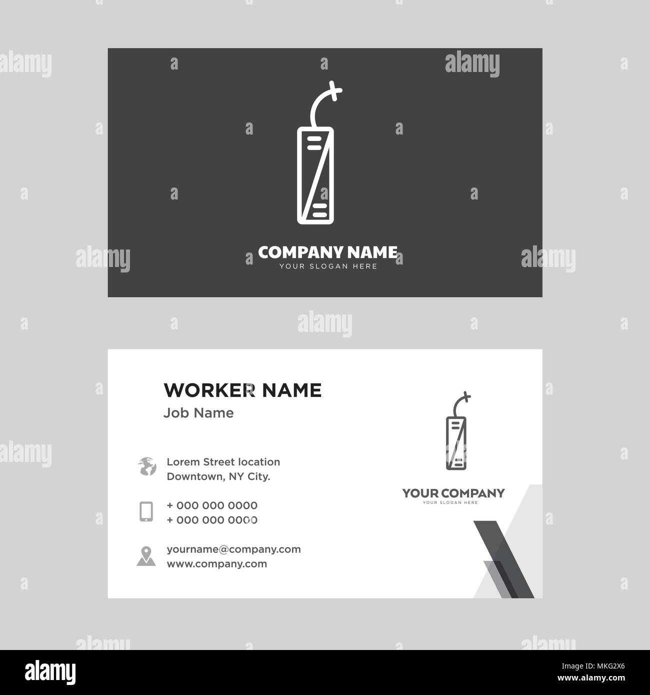 Fireworks business card design template, Visiting for your company ...