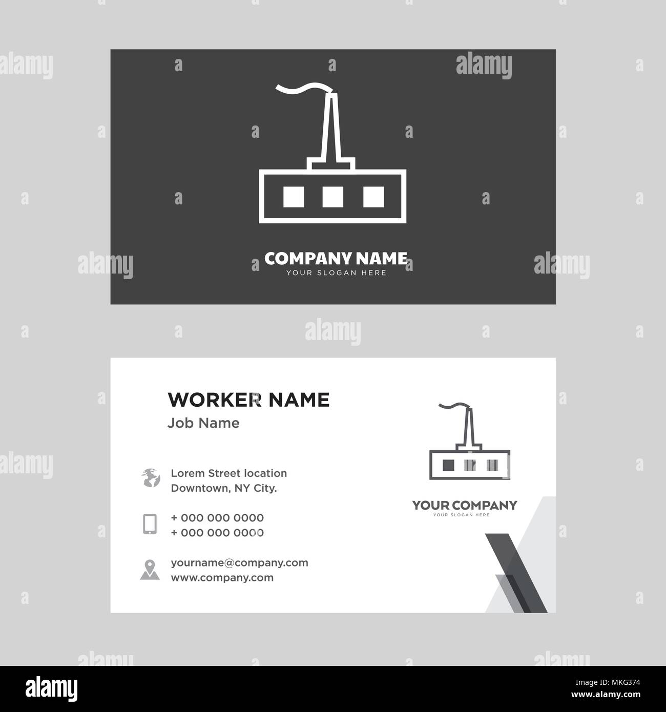 Apartment business card design template, Visiting for your company ...
