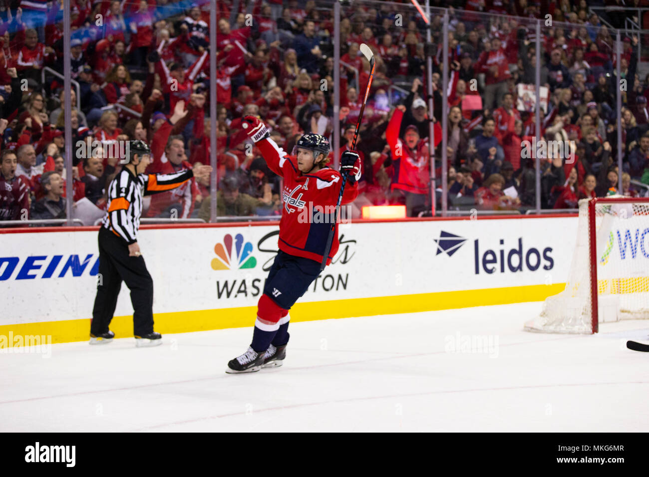Washington Capitals center Nicklas Backstrom (19) celebrates after ...