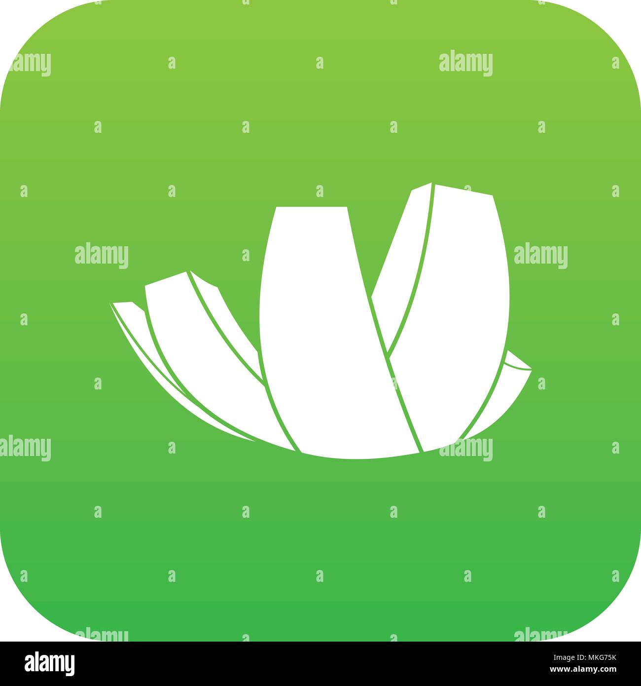 ArtScience Museum in Singapore icon digital green Stock Vector Image ...