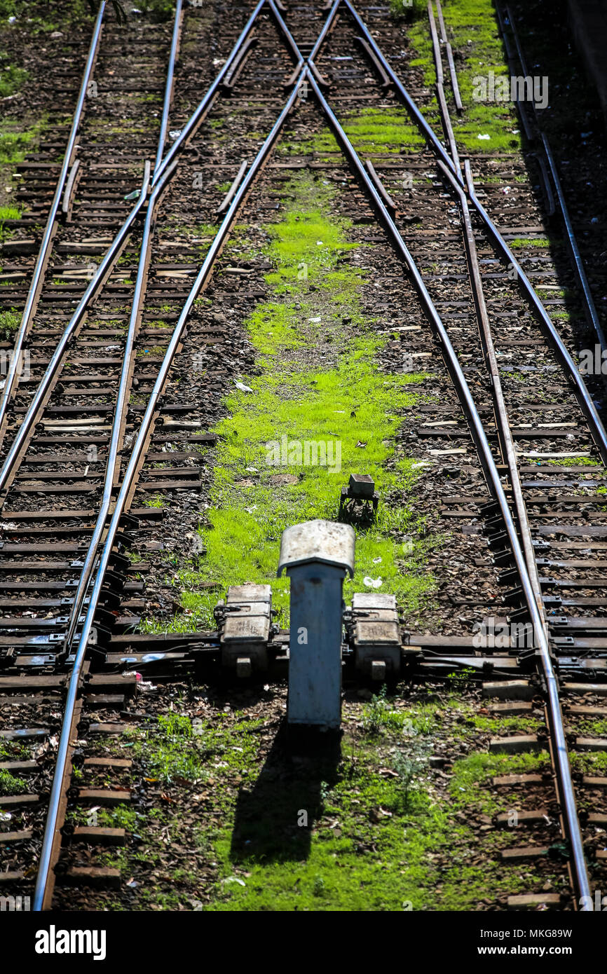 Life in a train station Yangon Myanmar Circular train, Asia travel ...