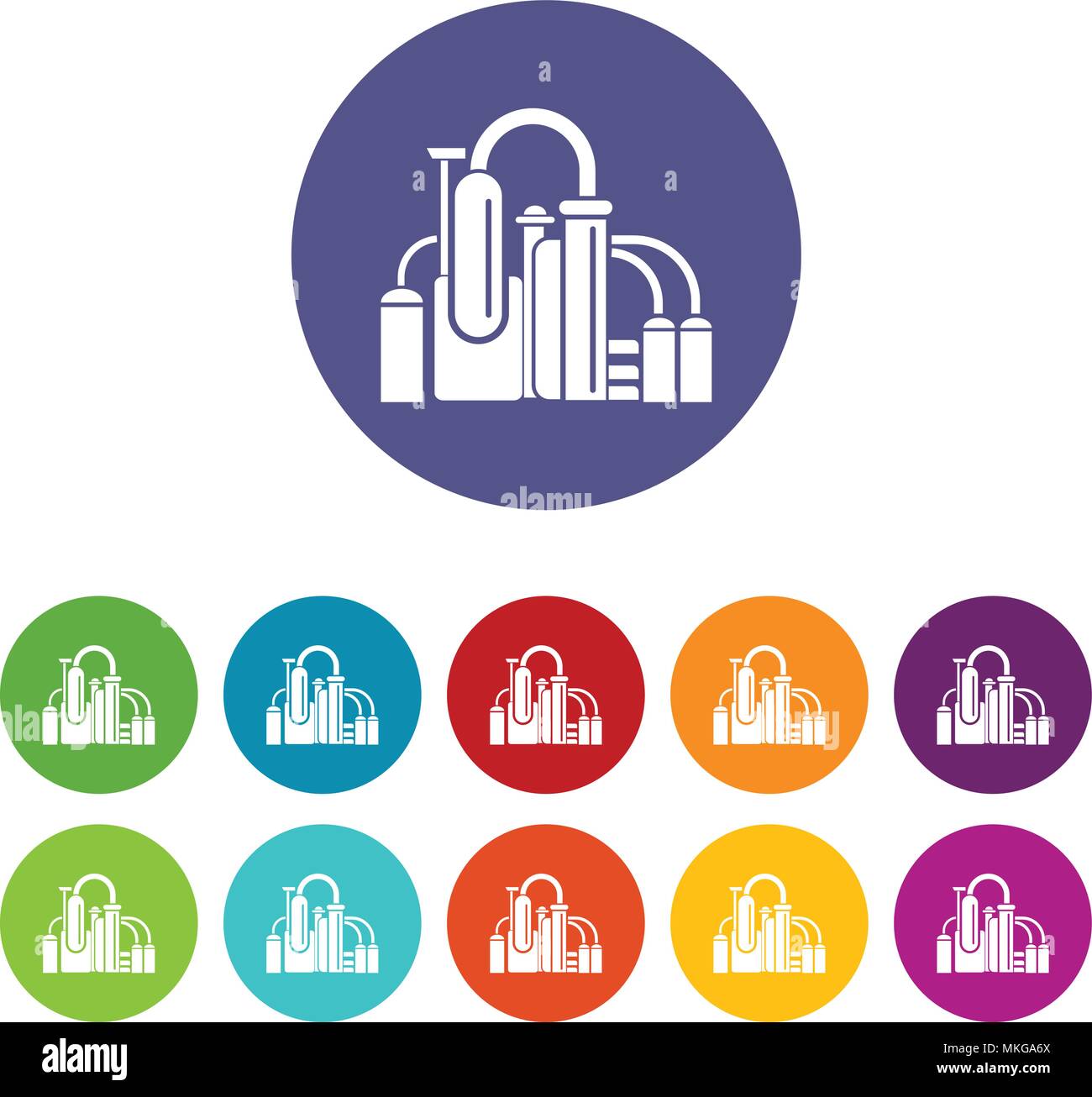 Chemical equipment icon, simple style Stock Vector Image & Art - Alamy