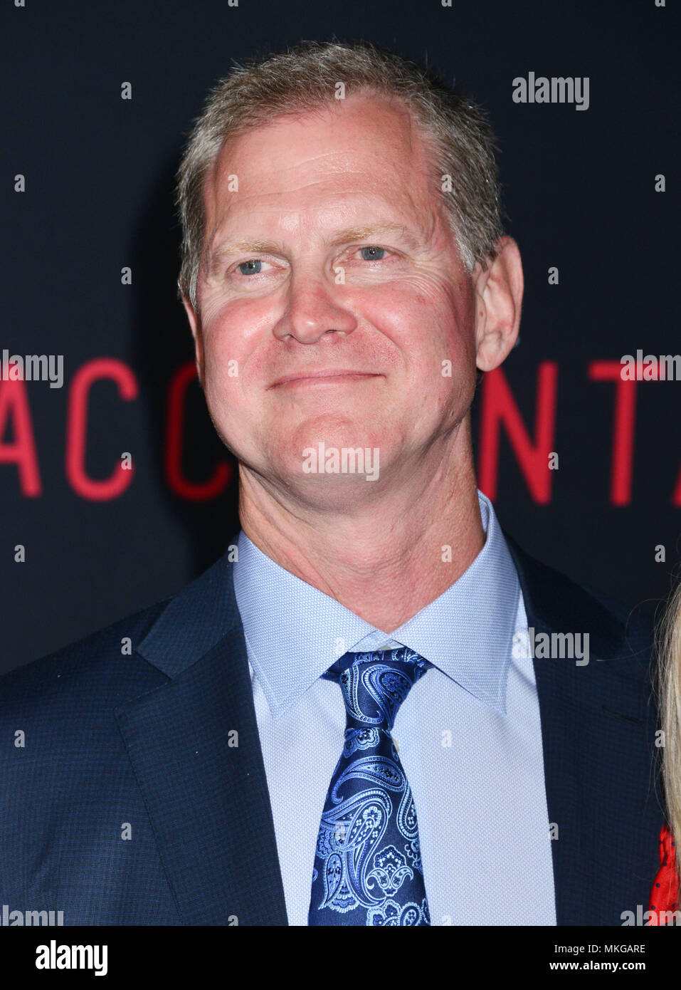 Bill Dubuque 0 screen Play at The Accountant Premiere at the TCL ...