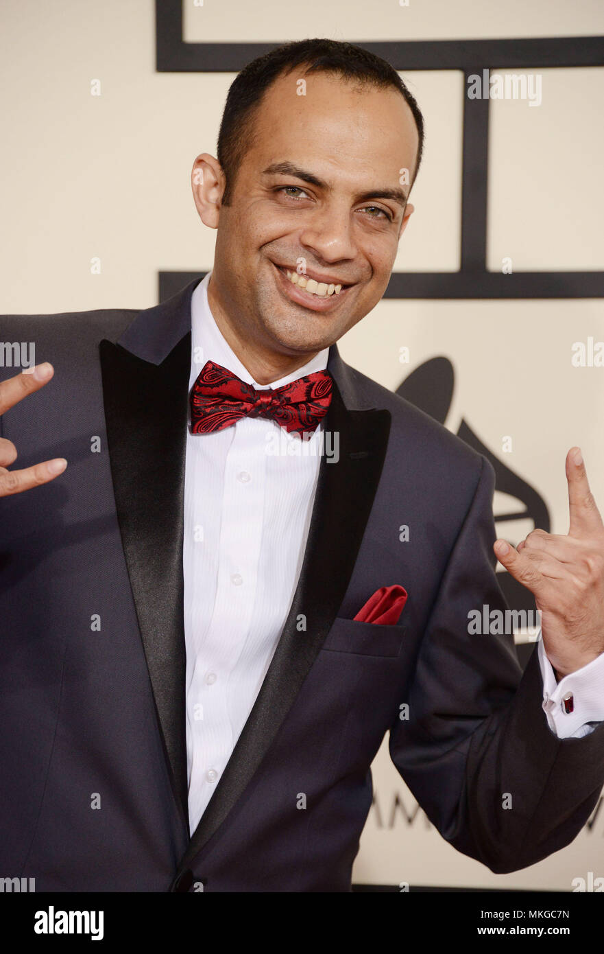 Arun Shenoy at the 57th Annual GRAMMY Awards at the Staples Center in ...
