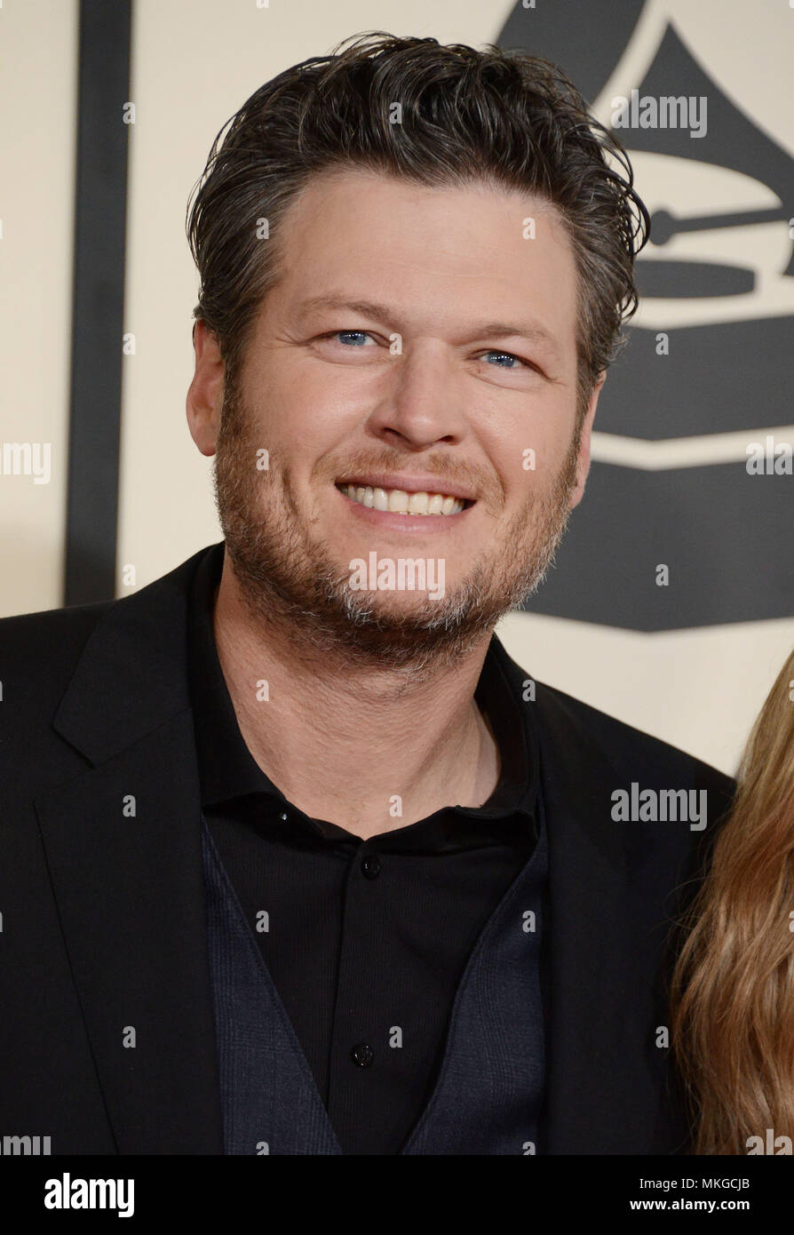 Blake Shelton 455 at the 57th Annual GRAMMY Awards at the Staples ...