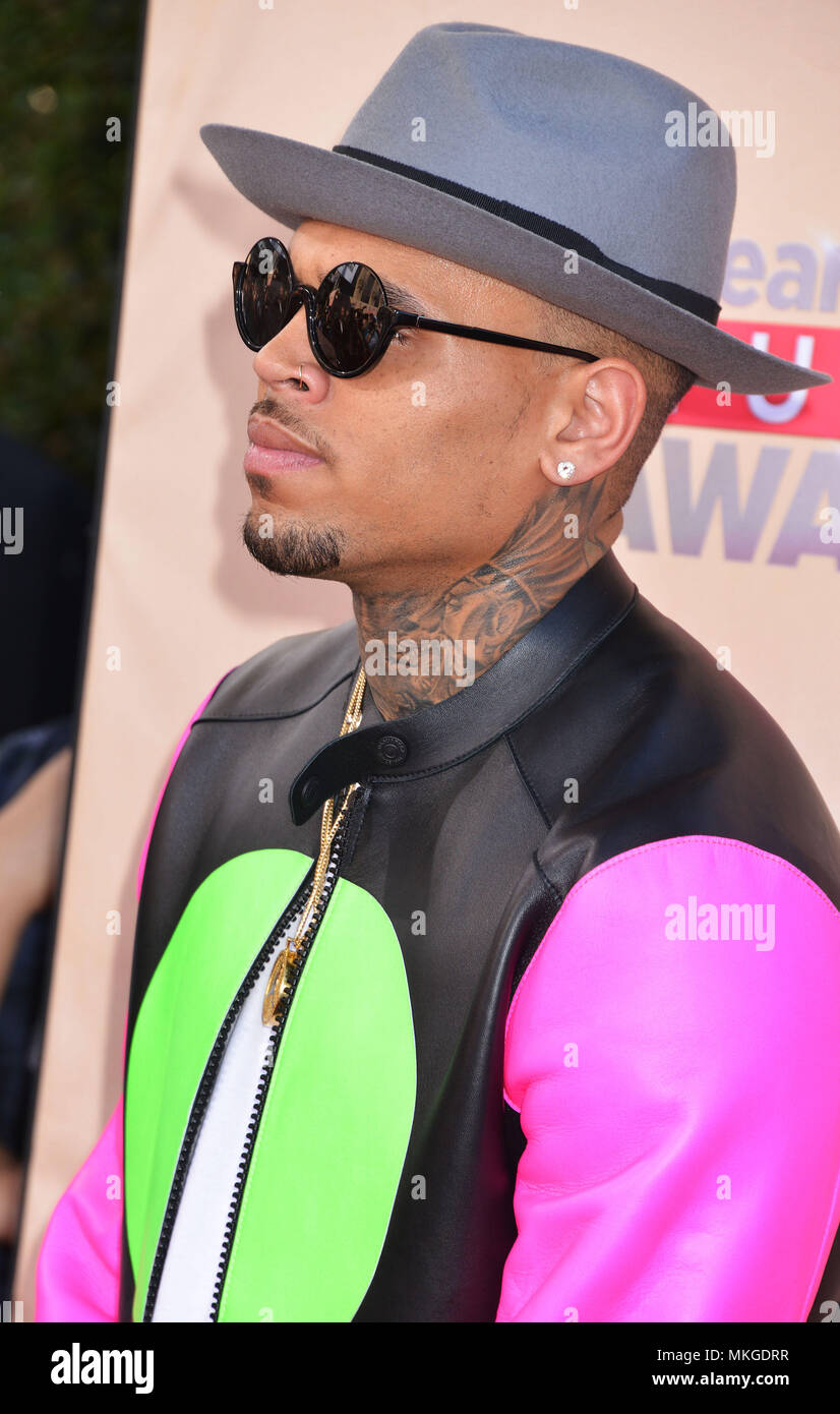 Chris Brown 095 at the iHeartRADIO Music Awards 2015 at the Shrine ...