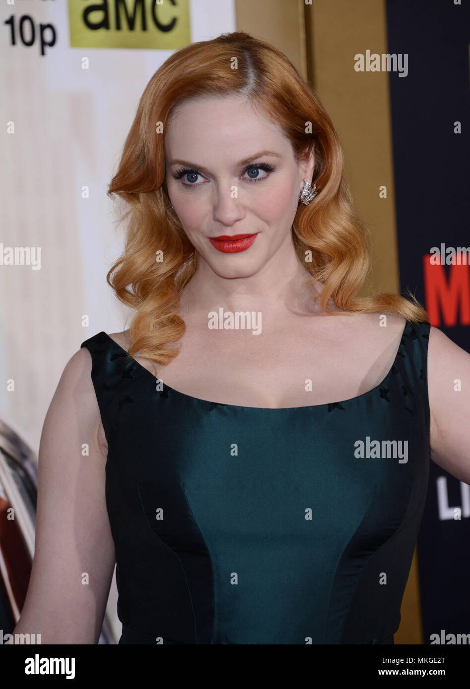 Christina hendricks 117 at the mad men hi-res stock photography and ...