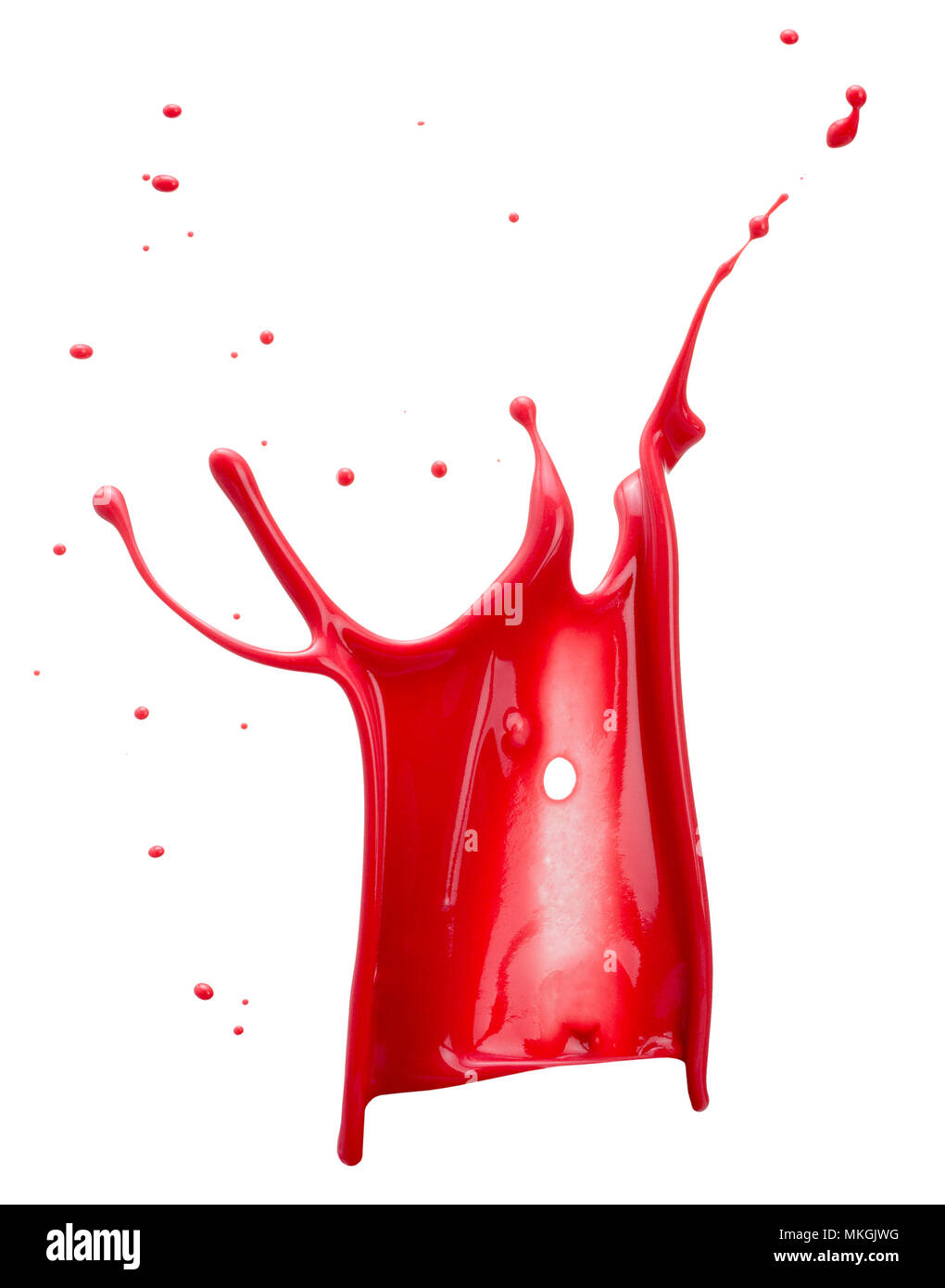 Red paint splash hi-res stock photography and images - Alamy