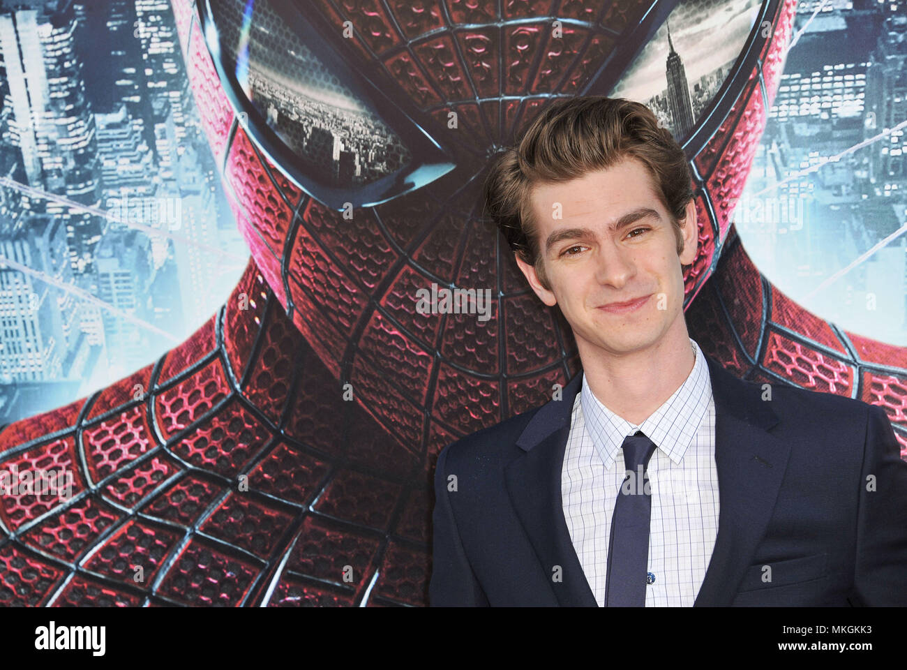 Andrew Garfield at the Spider-Man Premiere at the Westwood Village ...