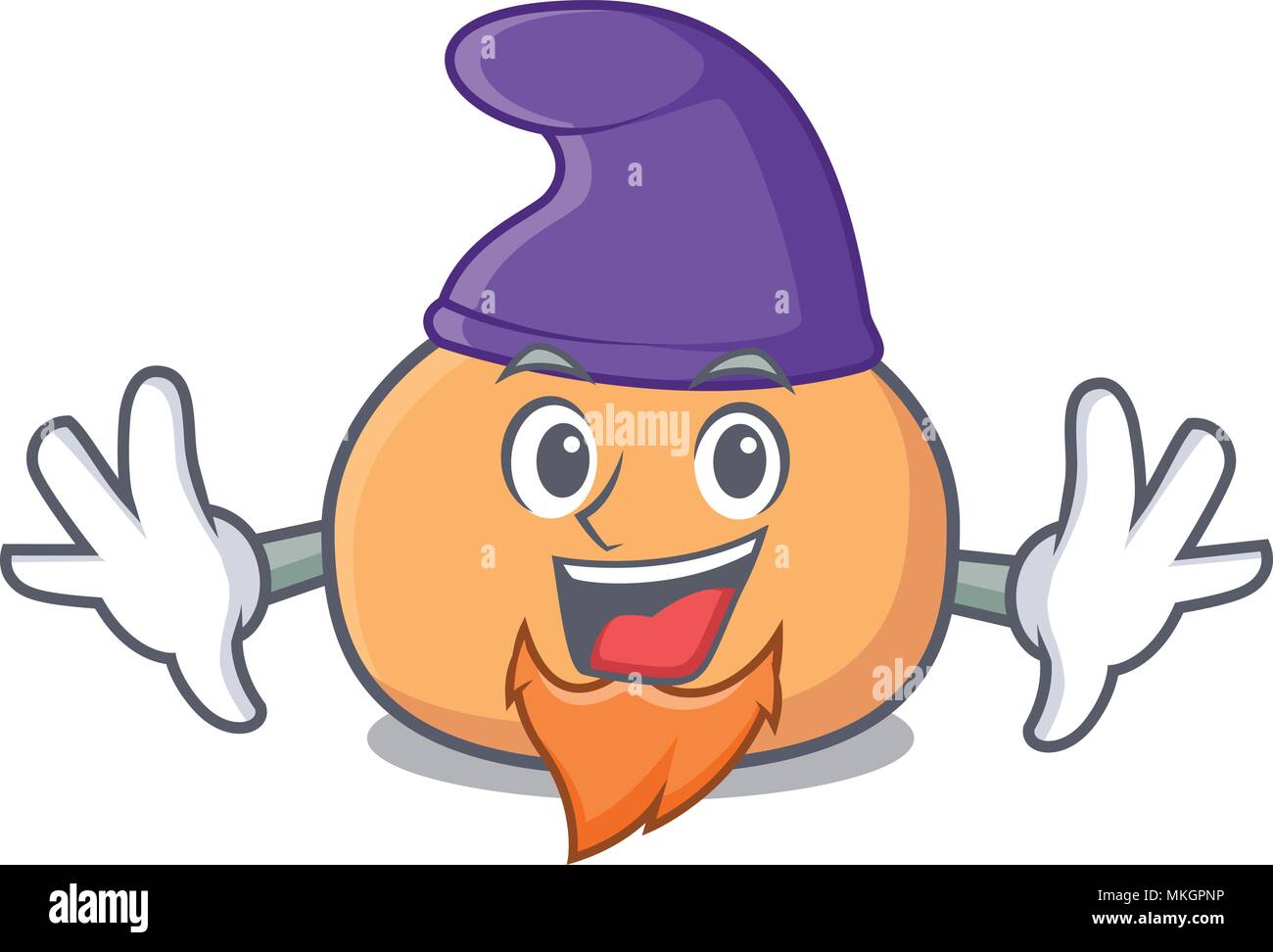 Elf mochi character cartoon style vector illustration Stock Vector ...