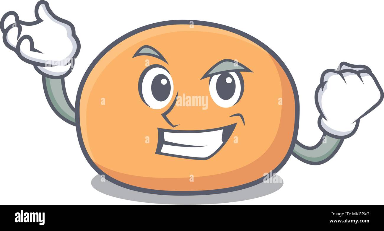 Successful mochi character cartoon style vector illustration Stock ...