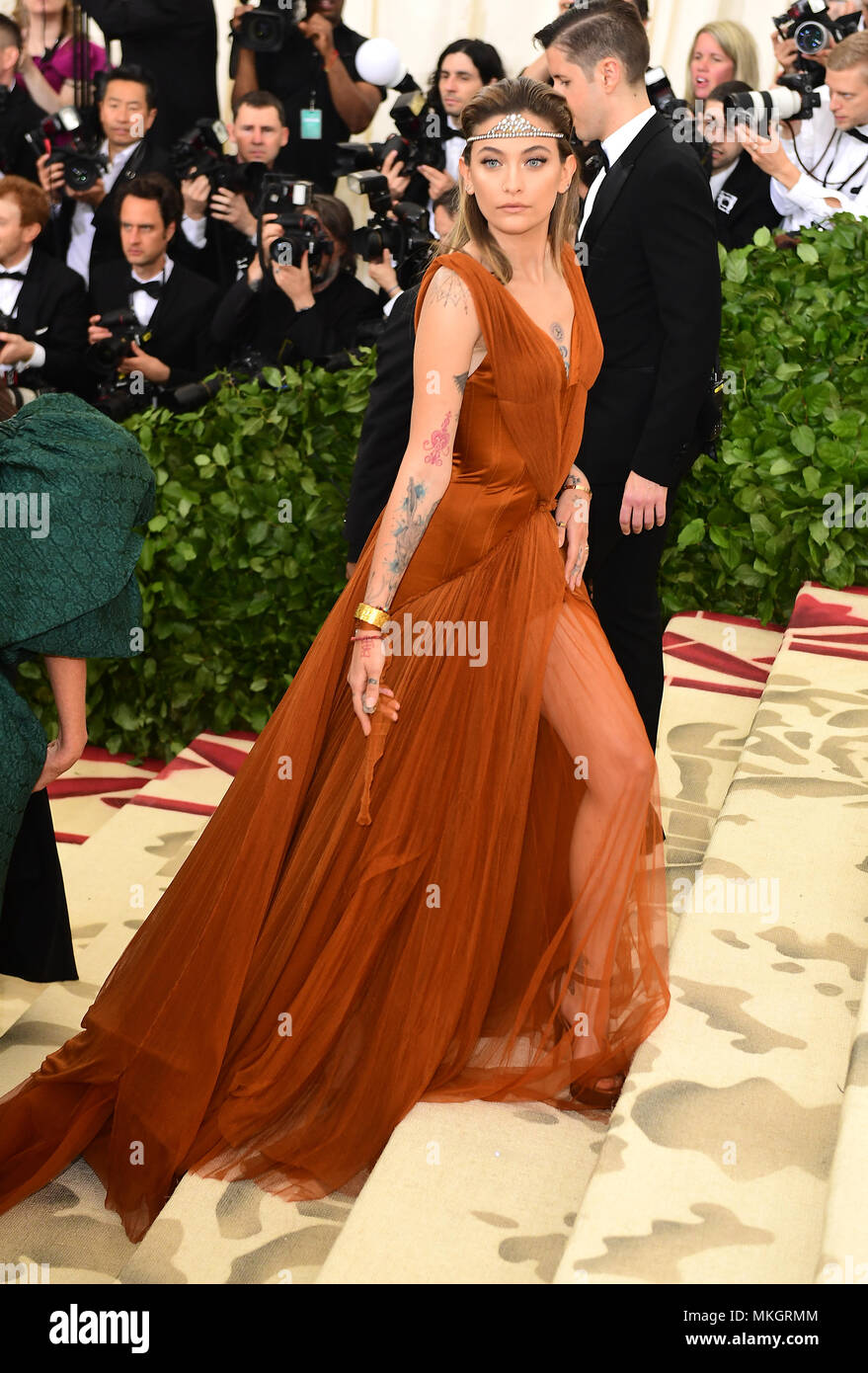 Paris Jackson attending the Metropolitan Museum of Art Costume ...