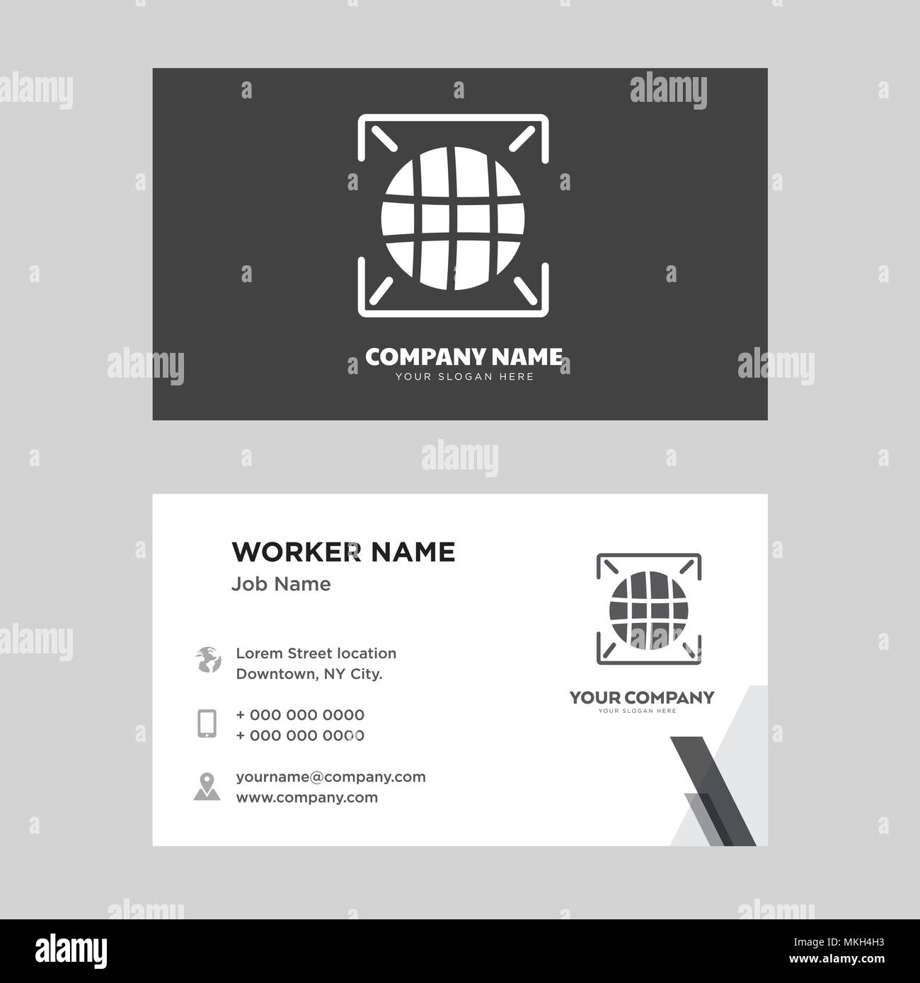Big data business card design template, Visiting for your company ...