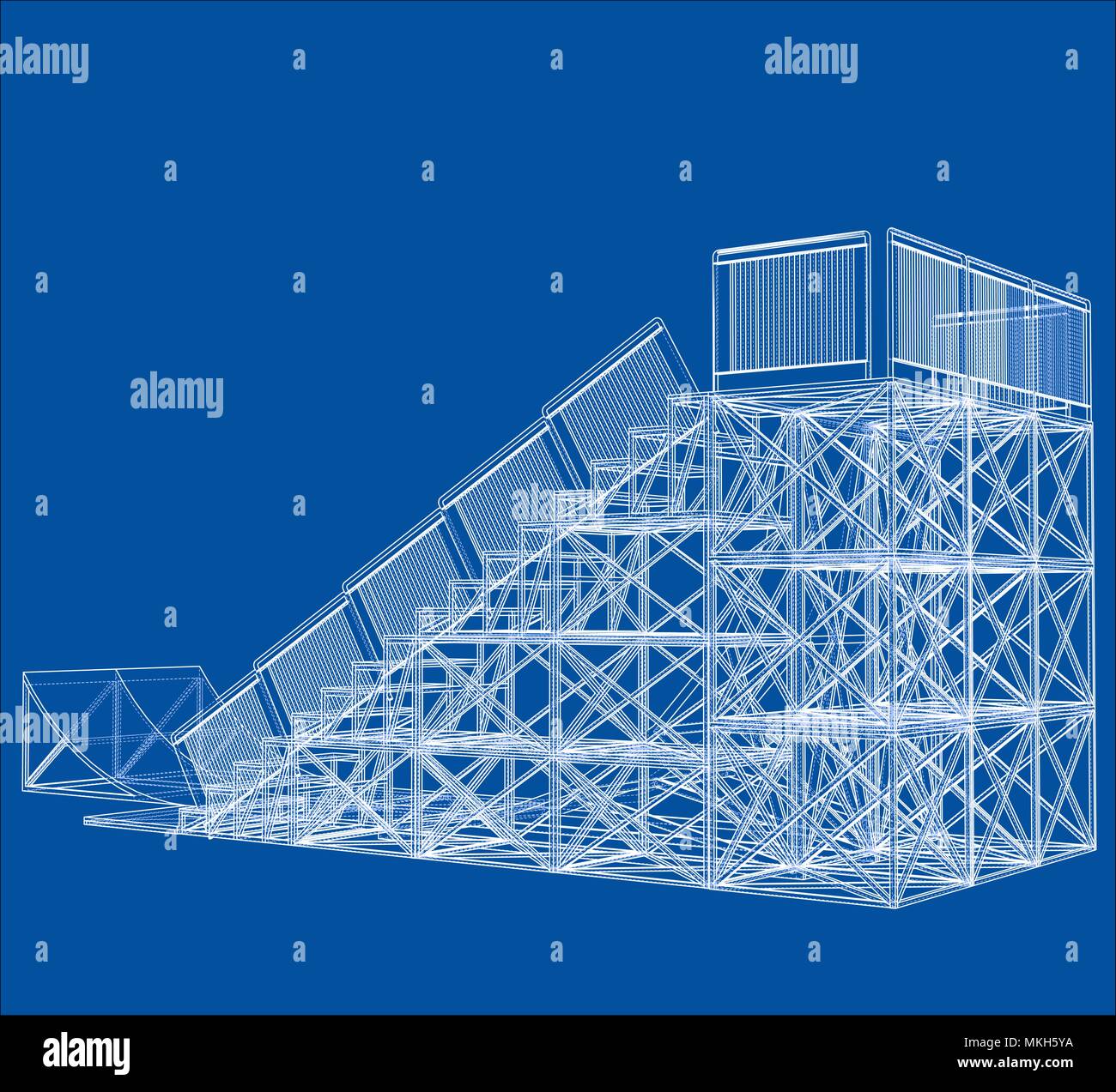 Ramp concept outline. Vector Stock Vector Image & Art - Alamy