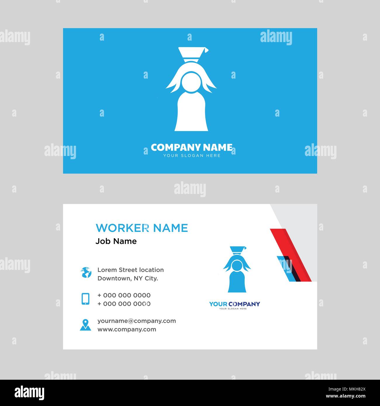 Graduate business card design template, Visiting for your company ...